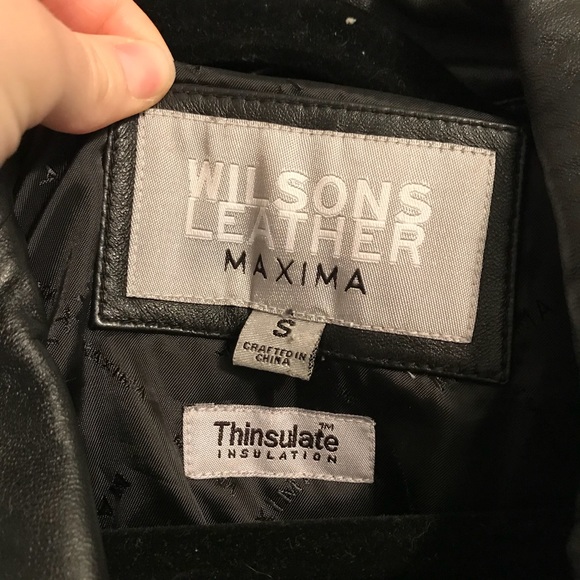 Wilsons Leather | Jackets & Coats | Wilsons Leather Maxima Black ...